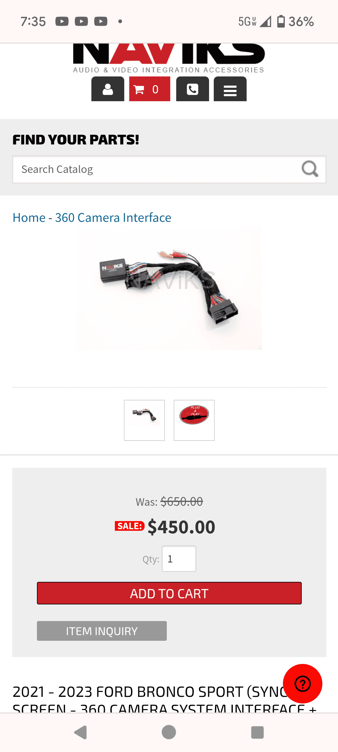 add 360 camera? | 2021+ Ford Bronco Sport Forum - Broncosportforum.com