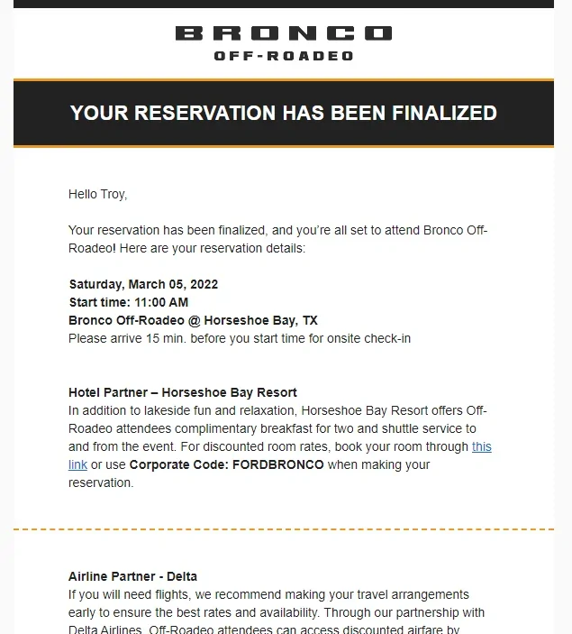 Bronco Off-Rodeo Event in Austin, TX | 2021+ Ford Bronco Sport Forum ...