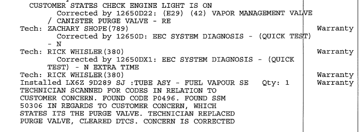Code P0496 | 2021+ Ford Bronco Sport Forum - Broncosportforum.com