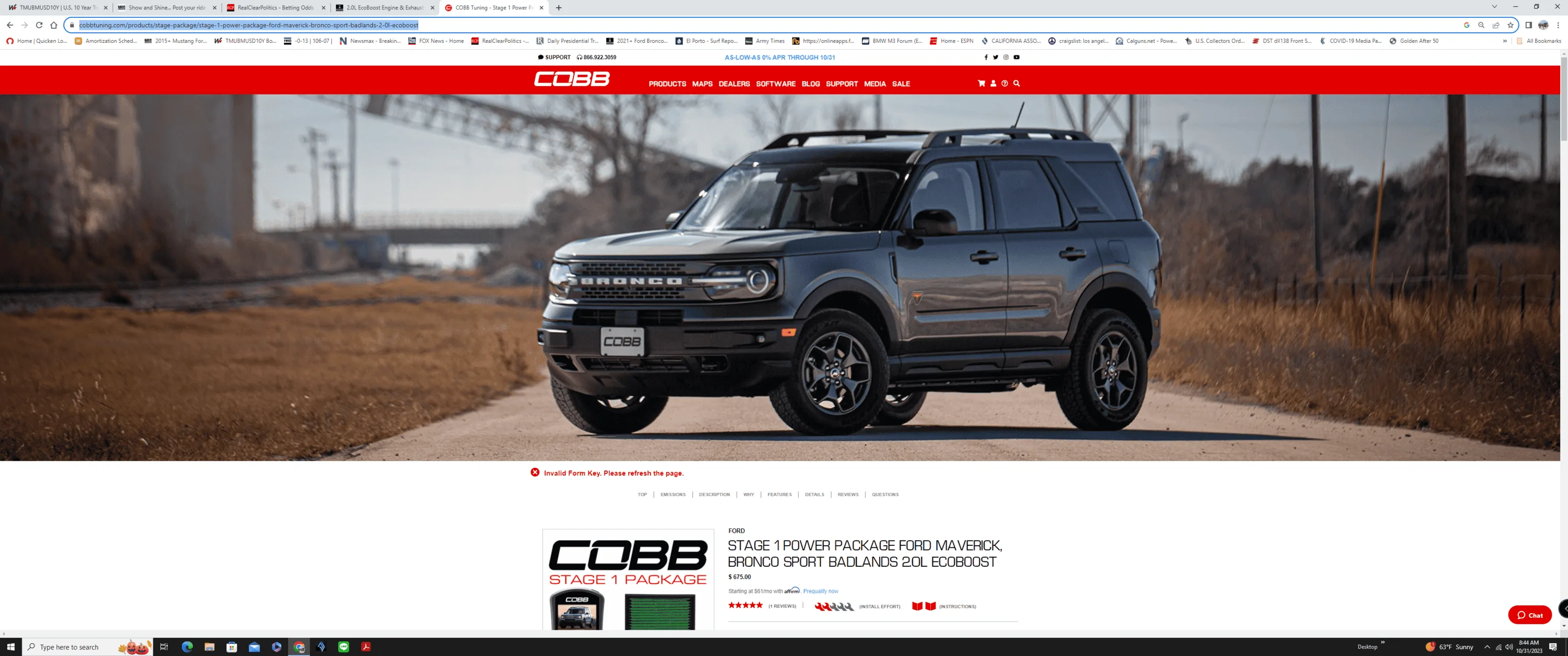 Cobb Tuning has a CARB tune kit for 2.0 Bronco Sport Badlands | 2021 ...
