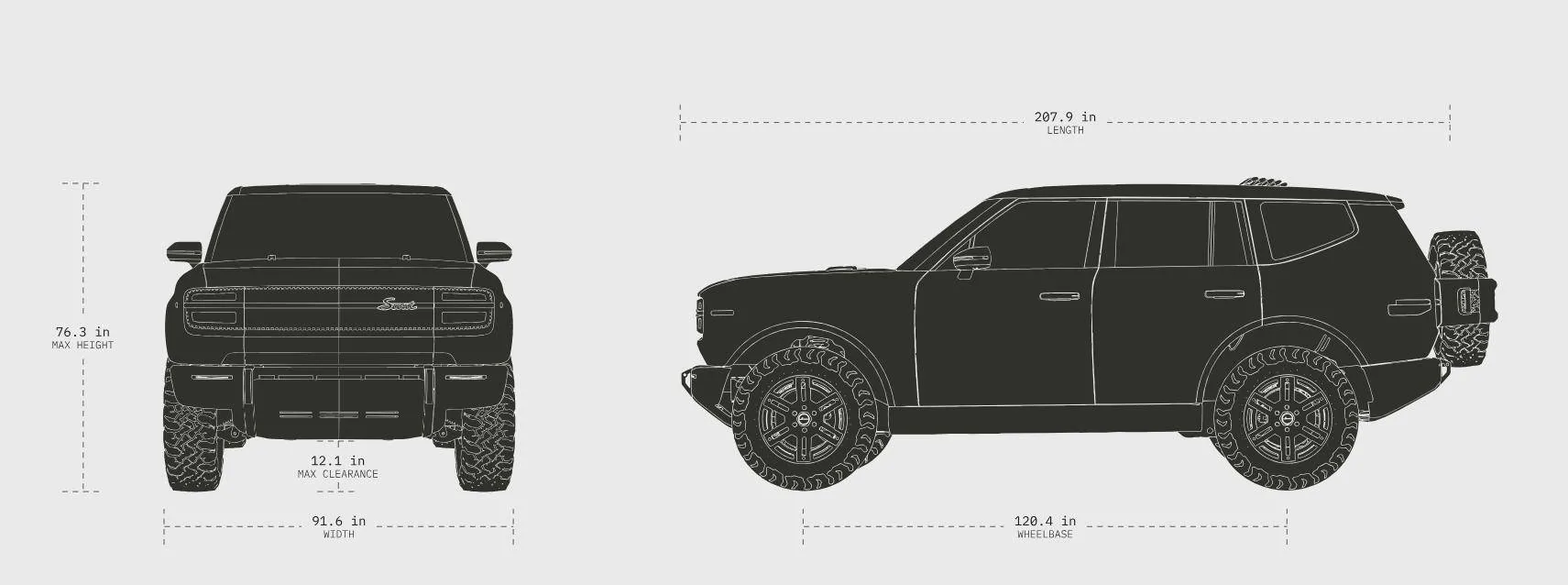 Official: Scout EV Pickup & SUV debut w/ Gas Range Extender, 4x4, BOF ...