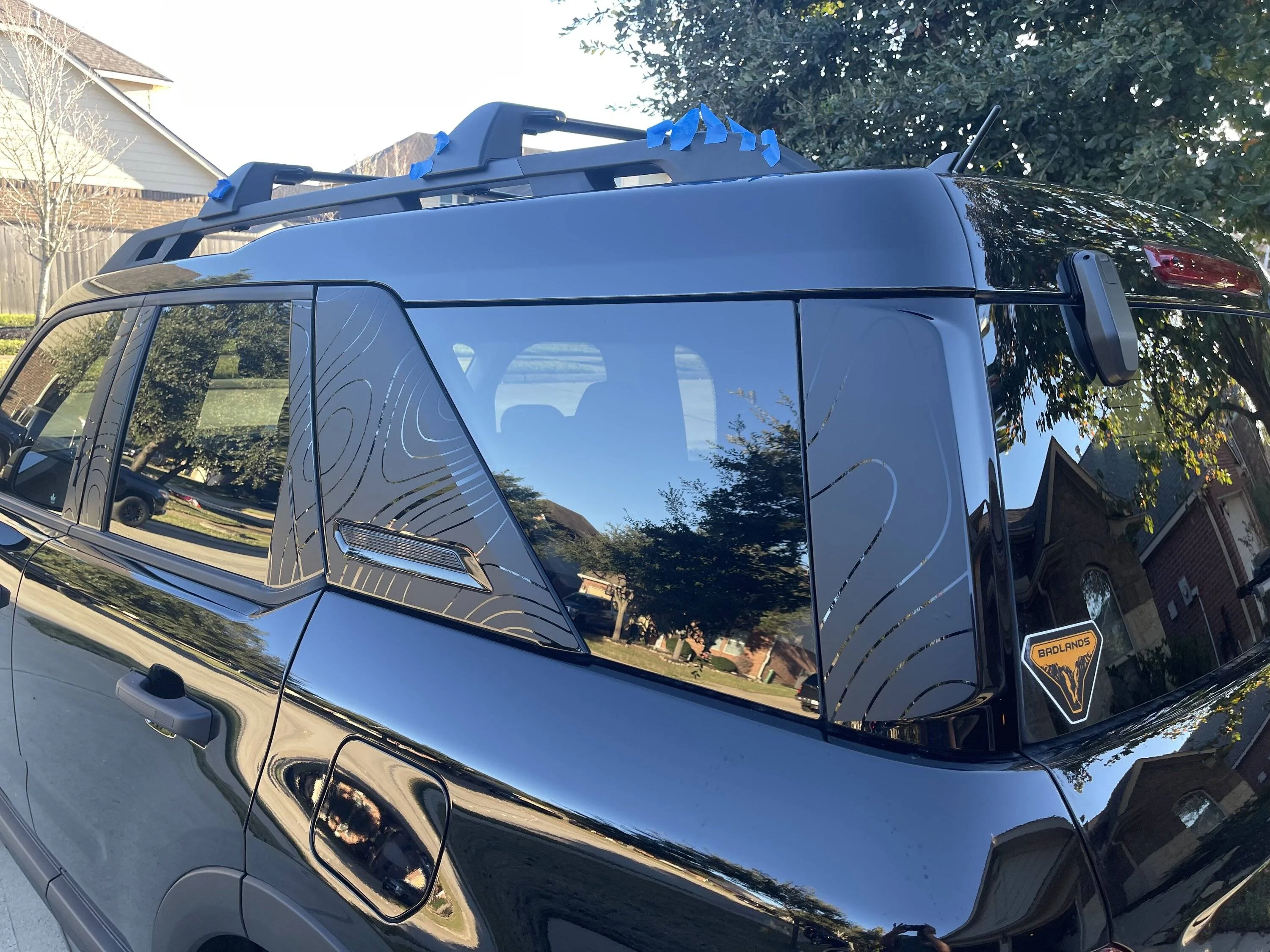 Bronco Sport pillar graphics (by Underground Graphics) installed ...