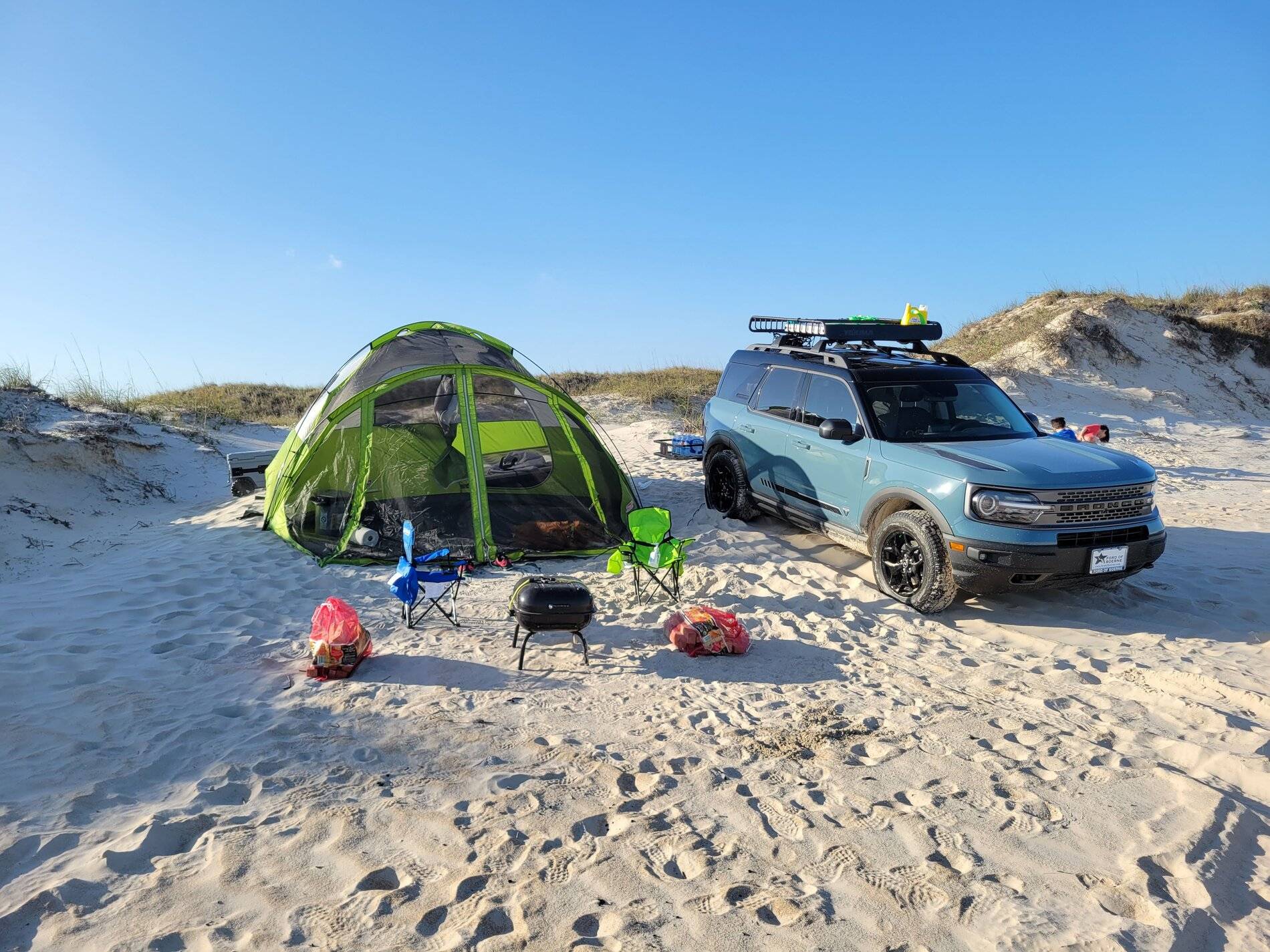 Intro & A51 First Edition Bronco Sport on the Beach (Padre Island ...