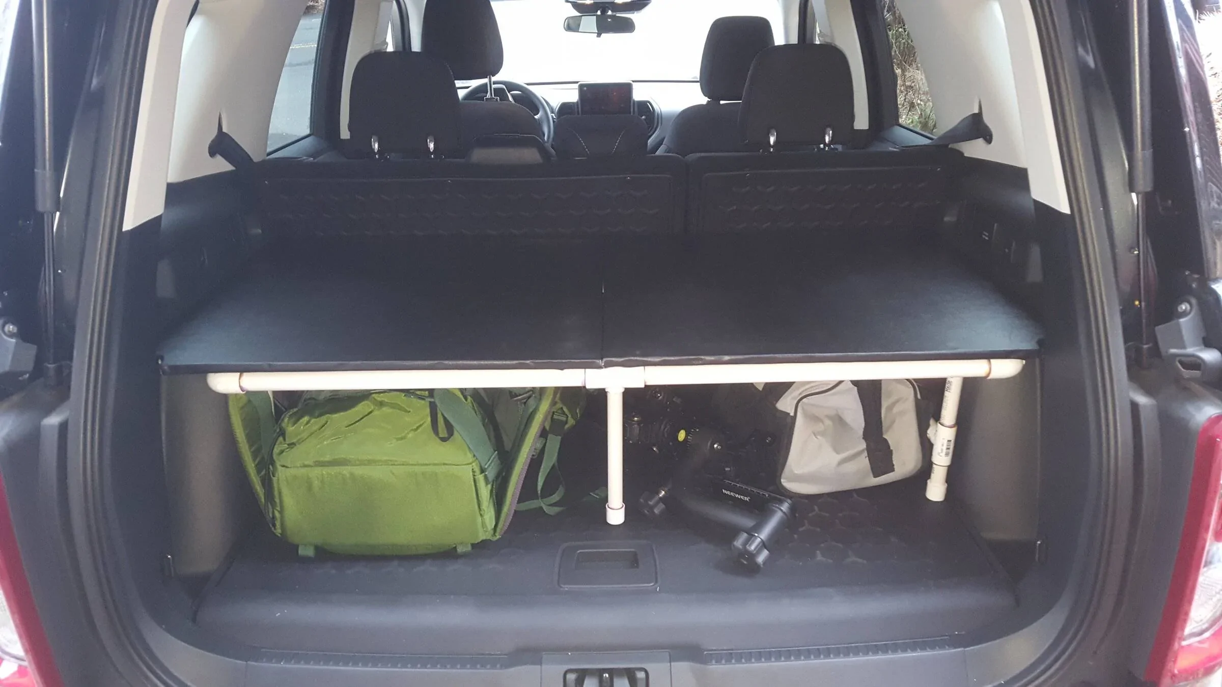 Homemade rear cargo shelf | 2021+ Ford Bronco Sport Forum ...