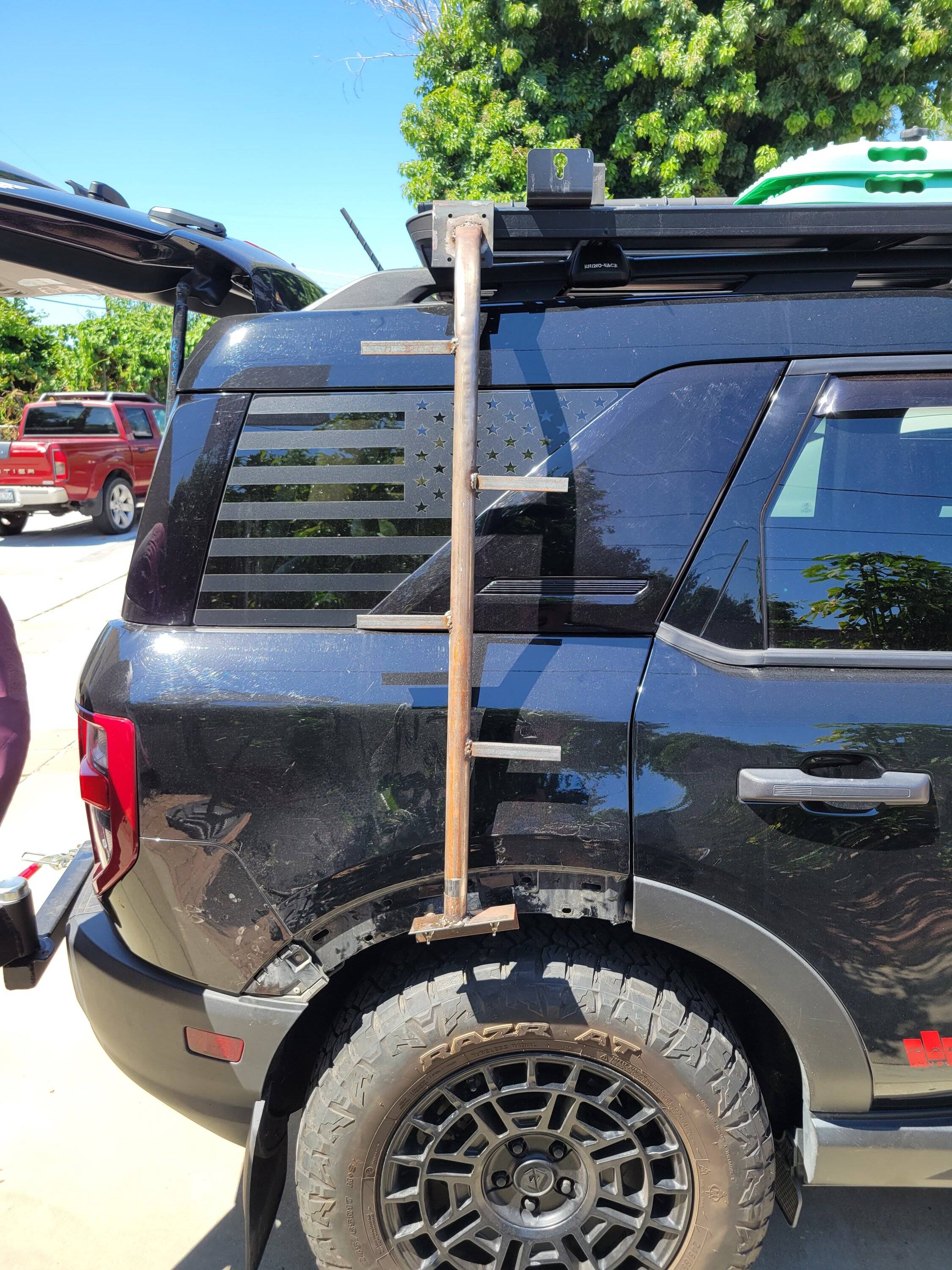 Side ladder for roof rack access | Page 2 | 2021+ Ford Bronco Sport ...