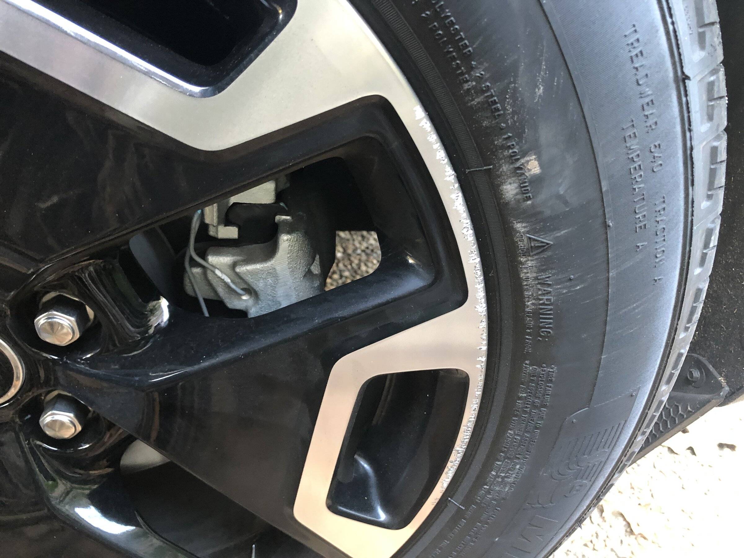 Curbed wheel. How to fix curb rash? | 2021+ Ford Bronco Sport Forum ...