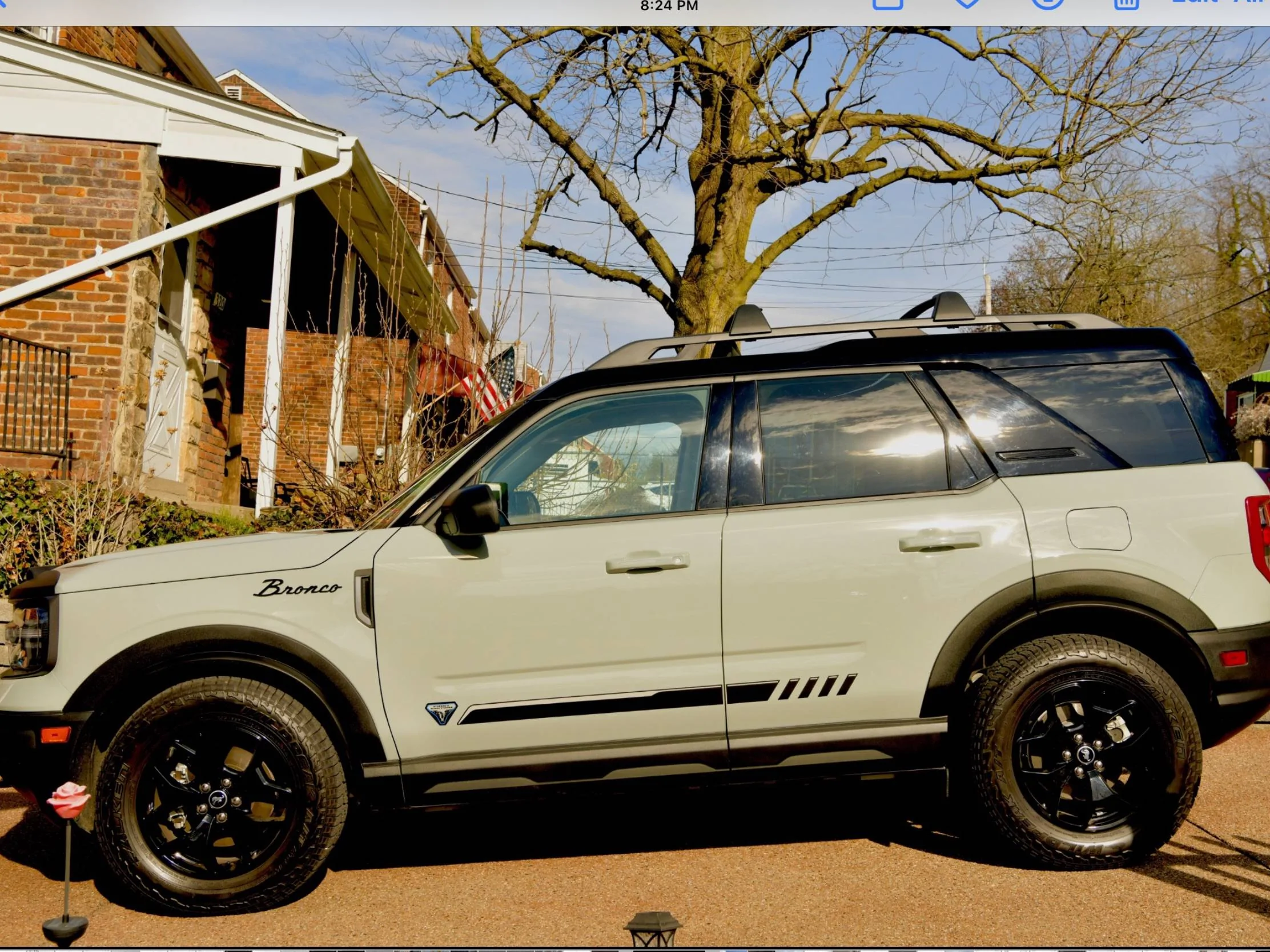 Bronco script emblem installed | Page 3 | 2021+ Ford Bronco Sport Forum ...