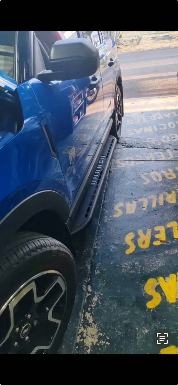 Bronco Sport Running Boards with Bronco on them | 2021+ Ford Bronco ...