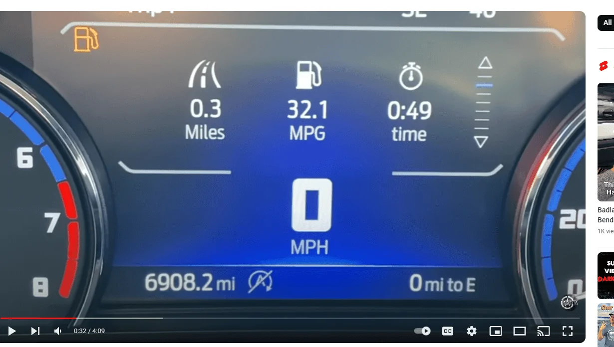 Centering the Speedometer | 2021+ Ford Bronco Sport Forum ...