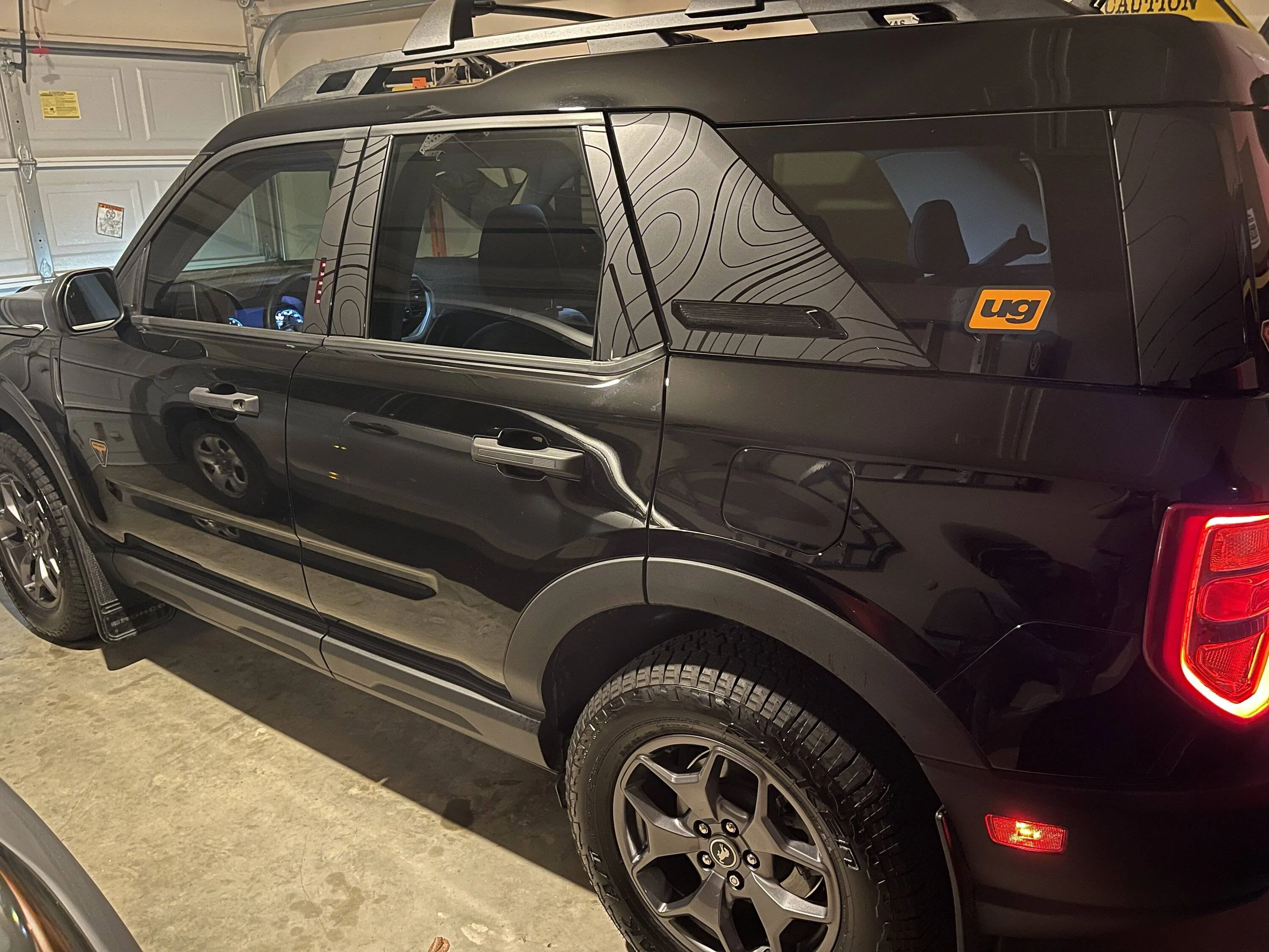 Bronco Sport pillar graphics (by Underground Graphics) installed ...