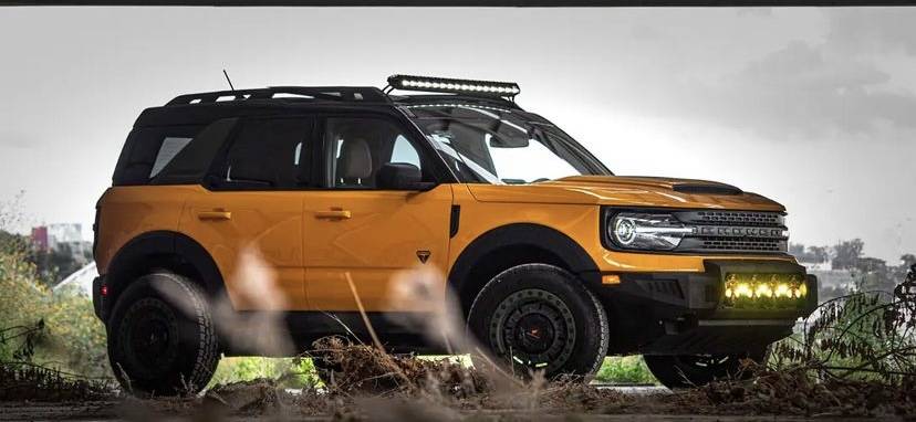 Custom steel front bumper | 2021+ Ford Bronco Sport Forum ...