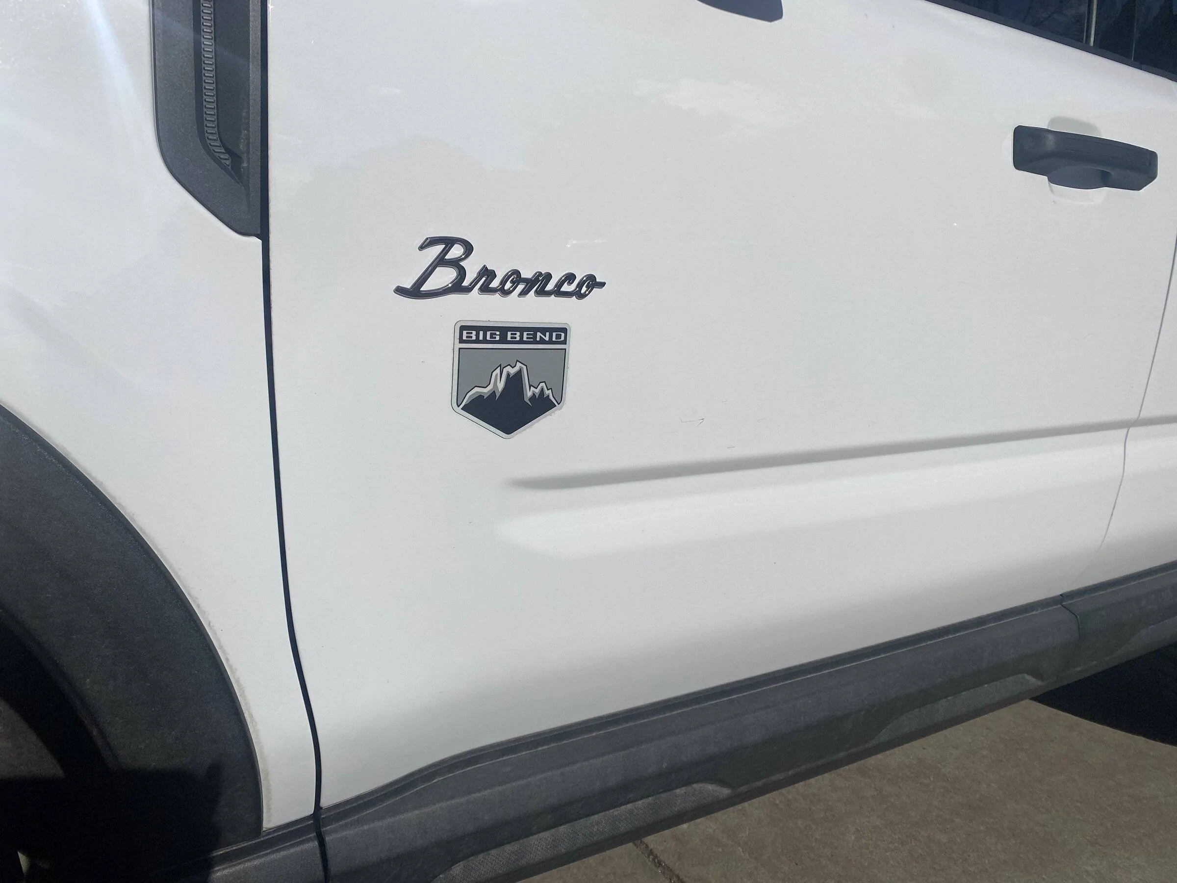 Bronco script emblem | 2021+ Ford Bronco Sport Forum - Broncosportforum.com