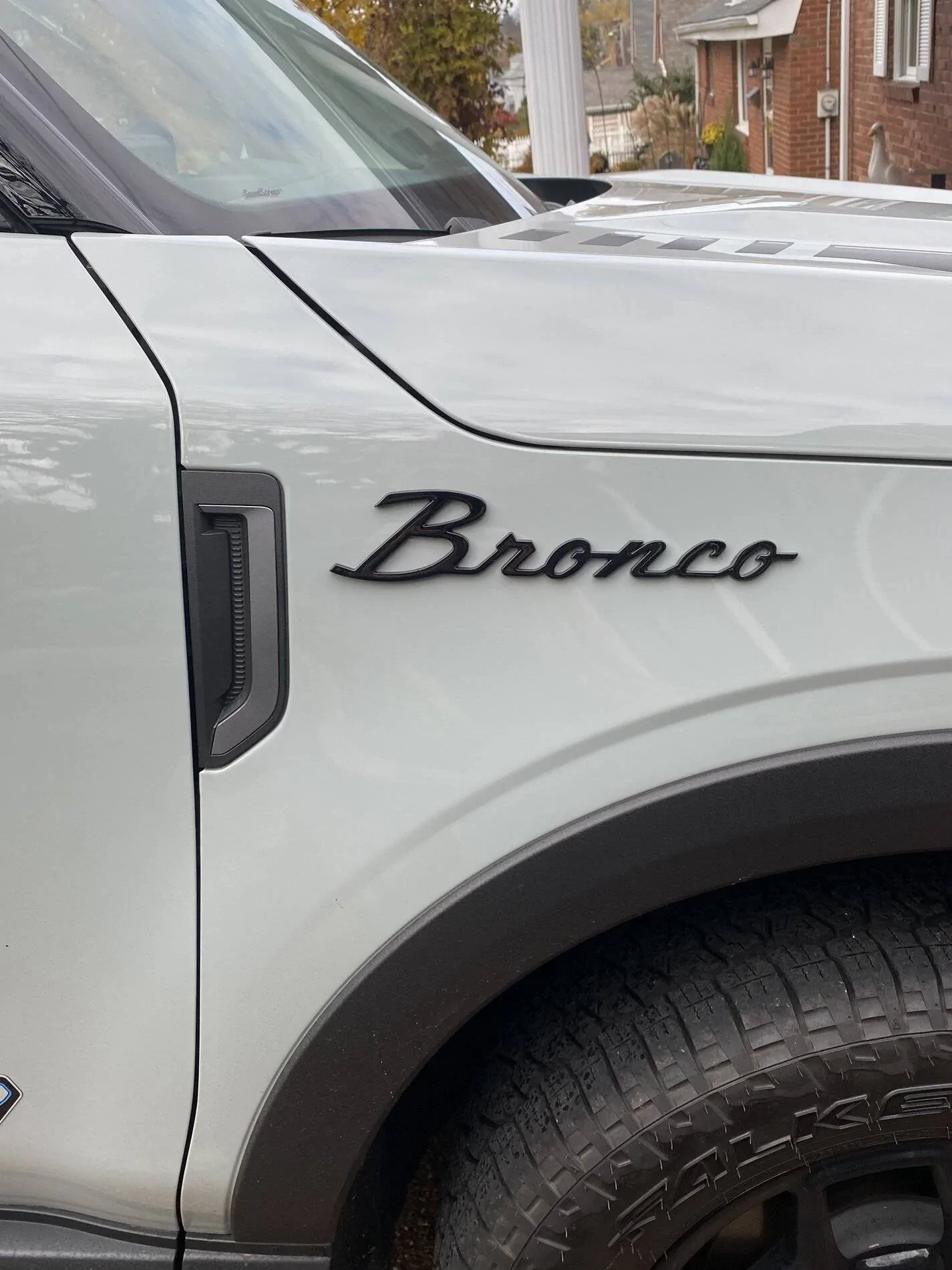 Bronco script emblem installed | 2021+ Ford Bronco Sport Forum ...