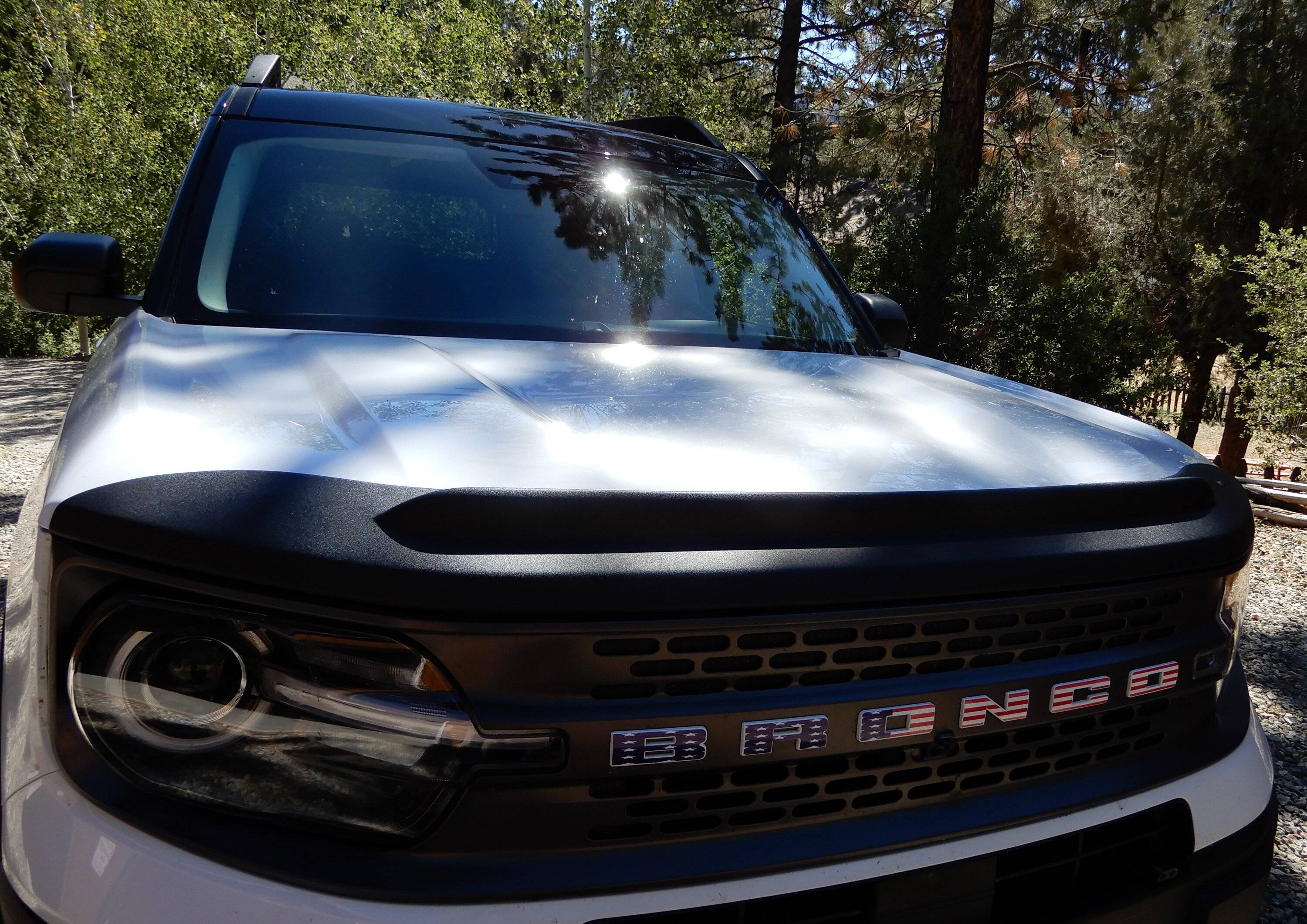 Installing new lettering on the tailgate of Bronco Sport - factory ...