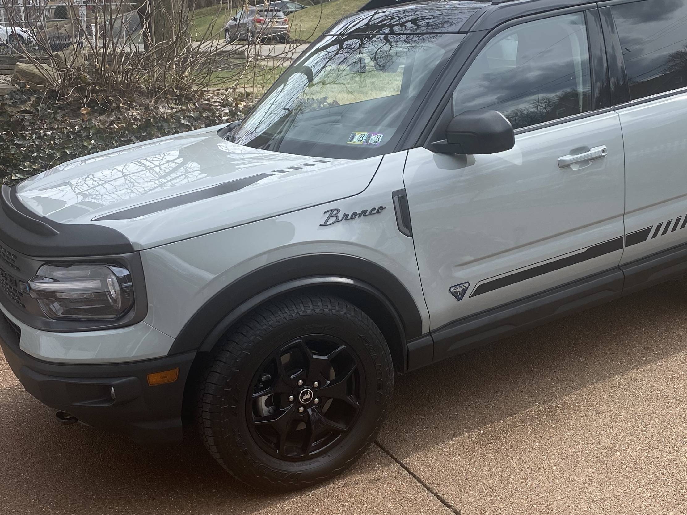 Let’s see your black 18” wheels | 2021+ Ford Bronco Sport Forum ...