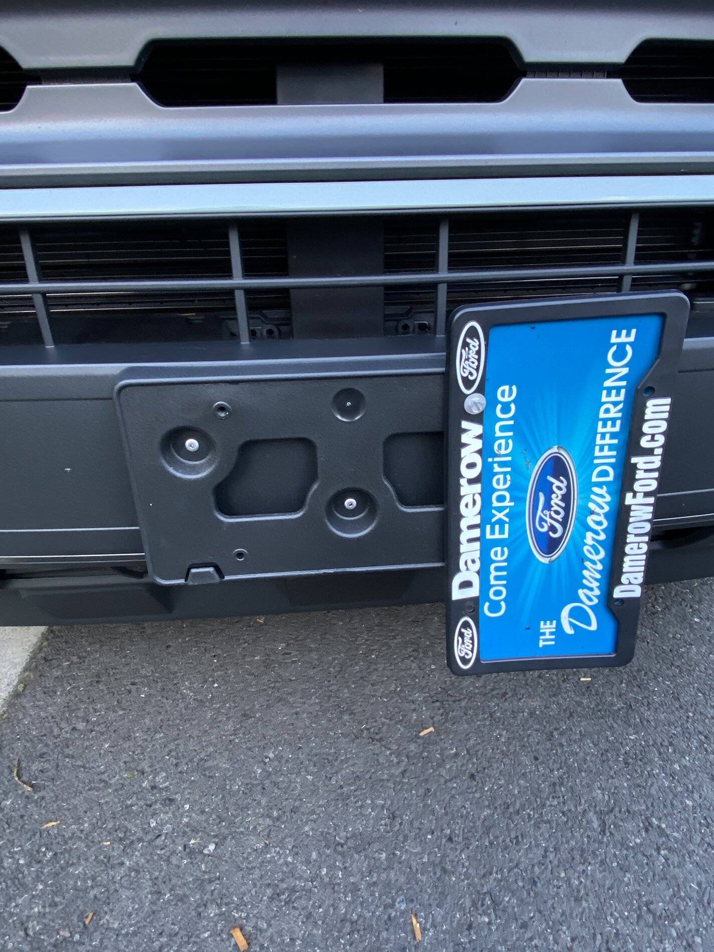 Rear License Plate installation | 2021+ Ford Bronco Sport Forum ...