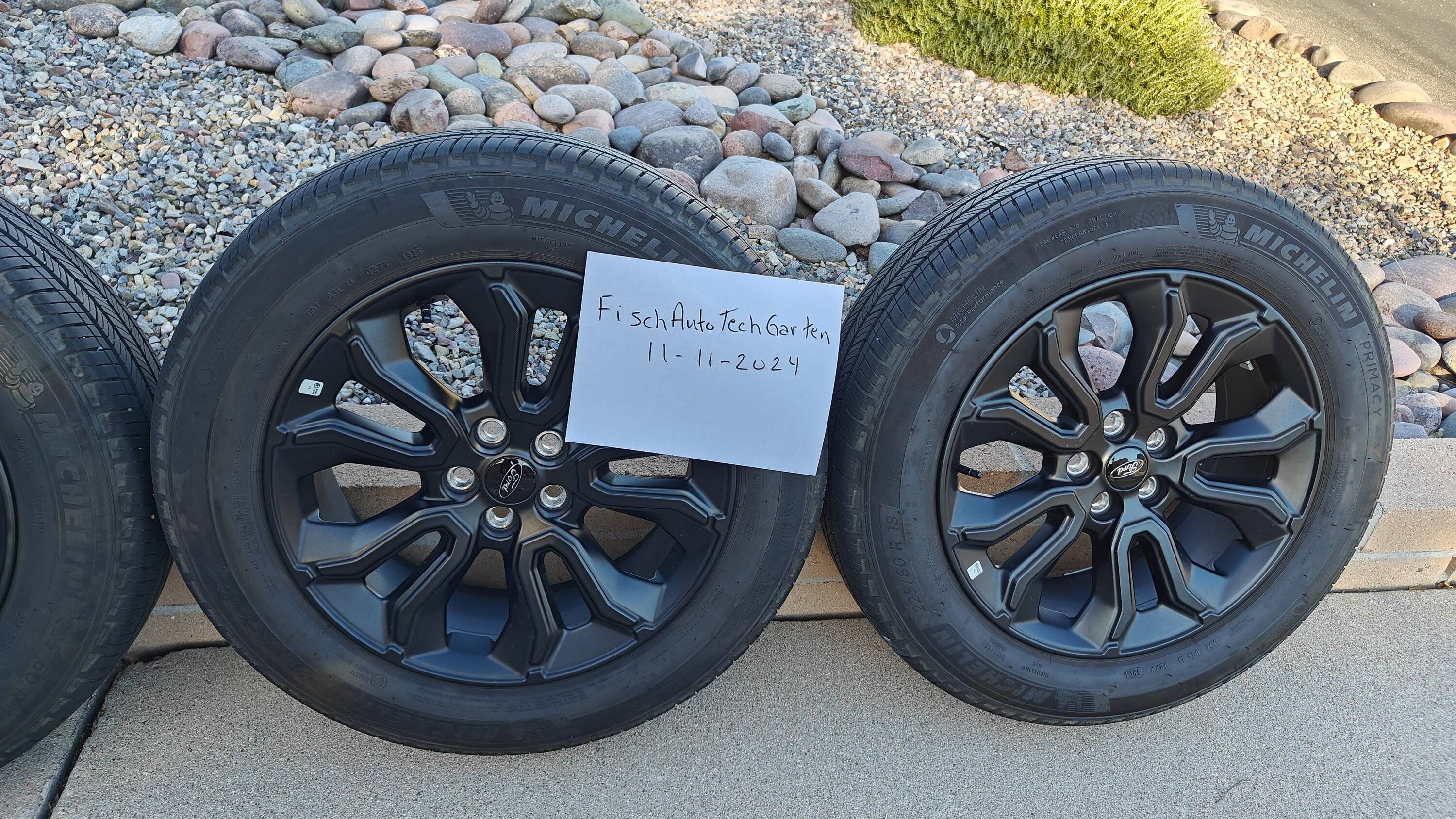 Arizona - SOLD: 2024 Satin Black BAP 18" Wheels w/ Caps and Michelin ...