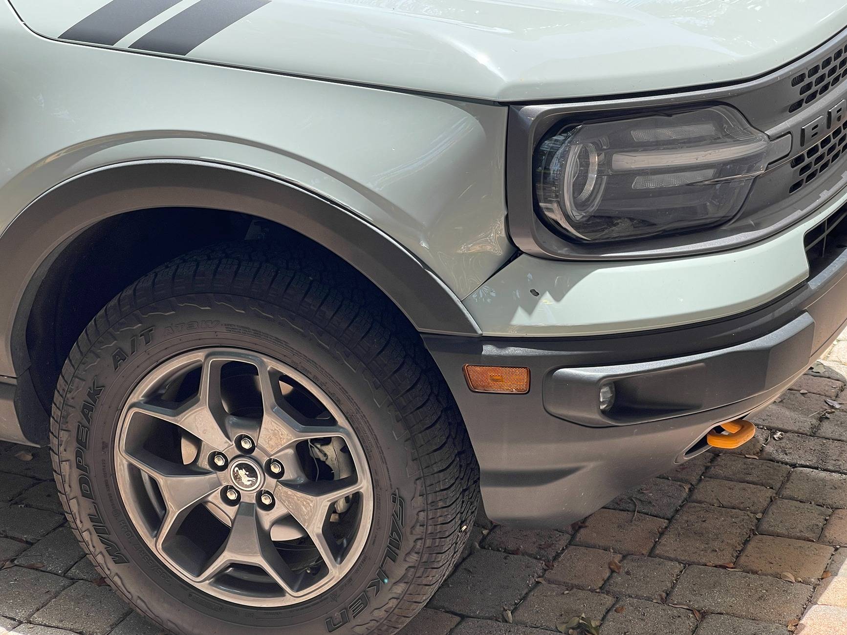 Front Fender Replacement | 2021+ Ford Bronco Sport Forum ...