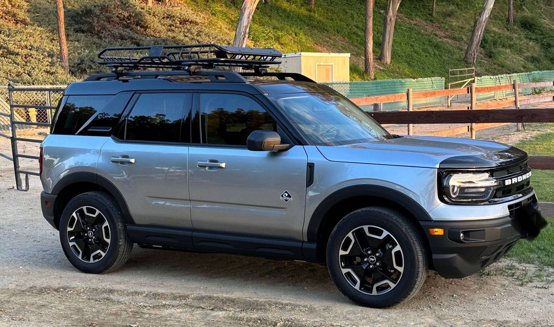 2022 badlands newbie roof rack basket for sunroof to clear | 2021+ Ford ...