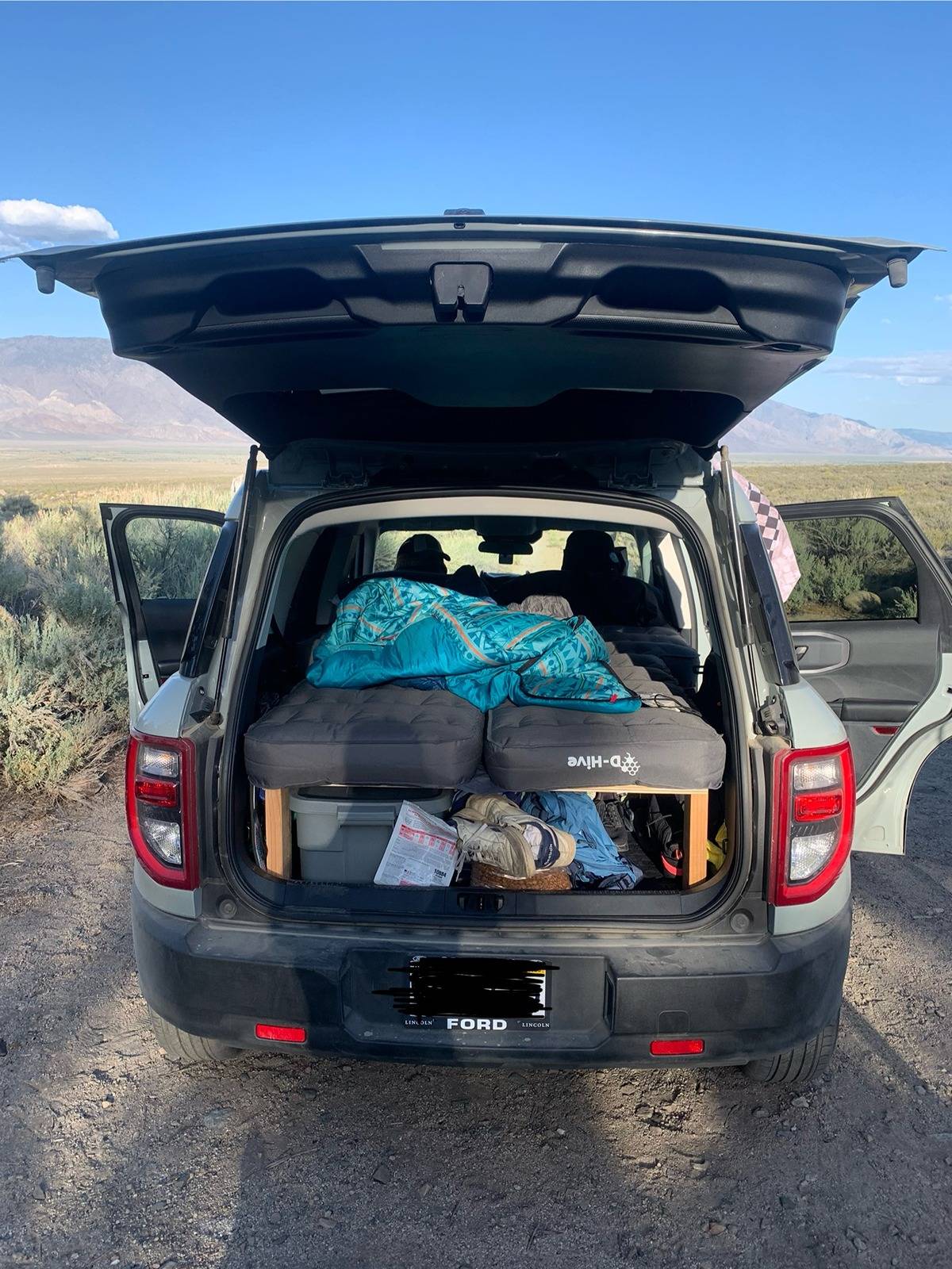 My Camping Setup: Raised Sleeping Platform & Inflatable Mattress | 2021 ...