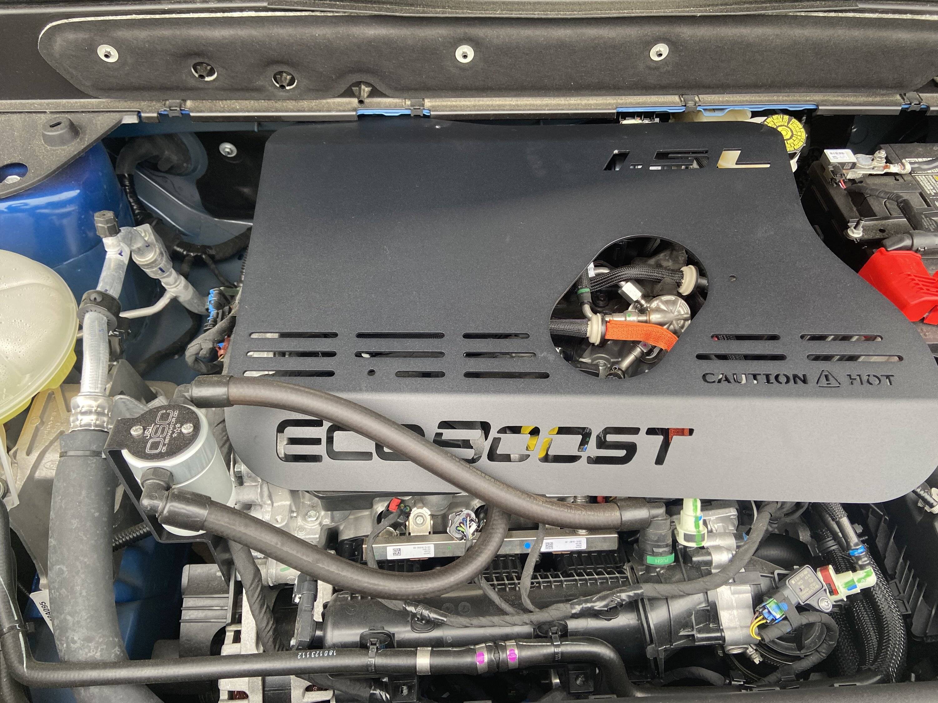 JCR OffRoad 1.5 Engine Cover Installed | 2021+ Ford Bronco Sport Forum ...