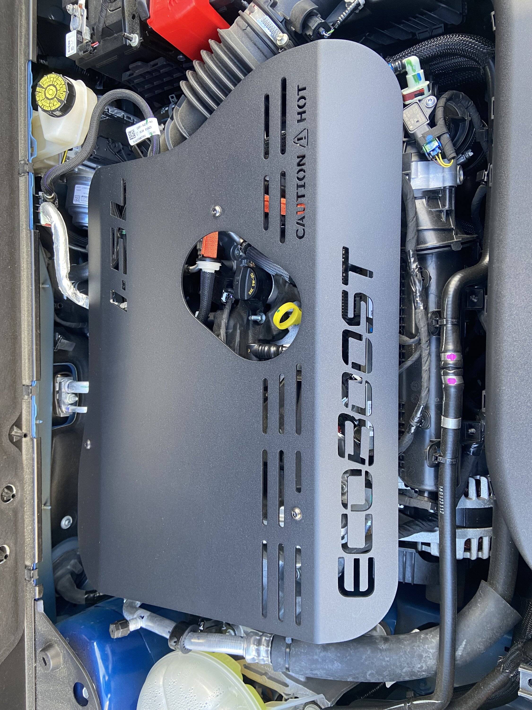 JCR OffRoad 1.5 Engine Cover Installed | 2021+ Ford Bronco Sport Forum ...