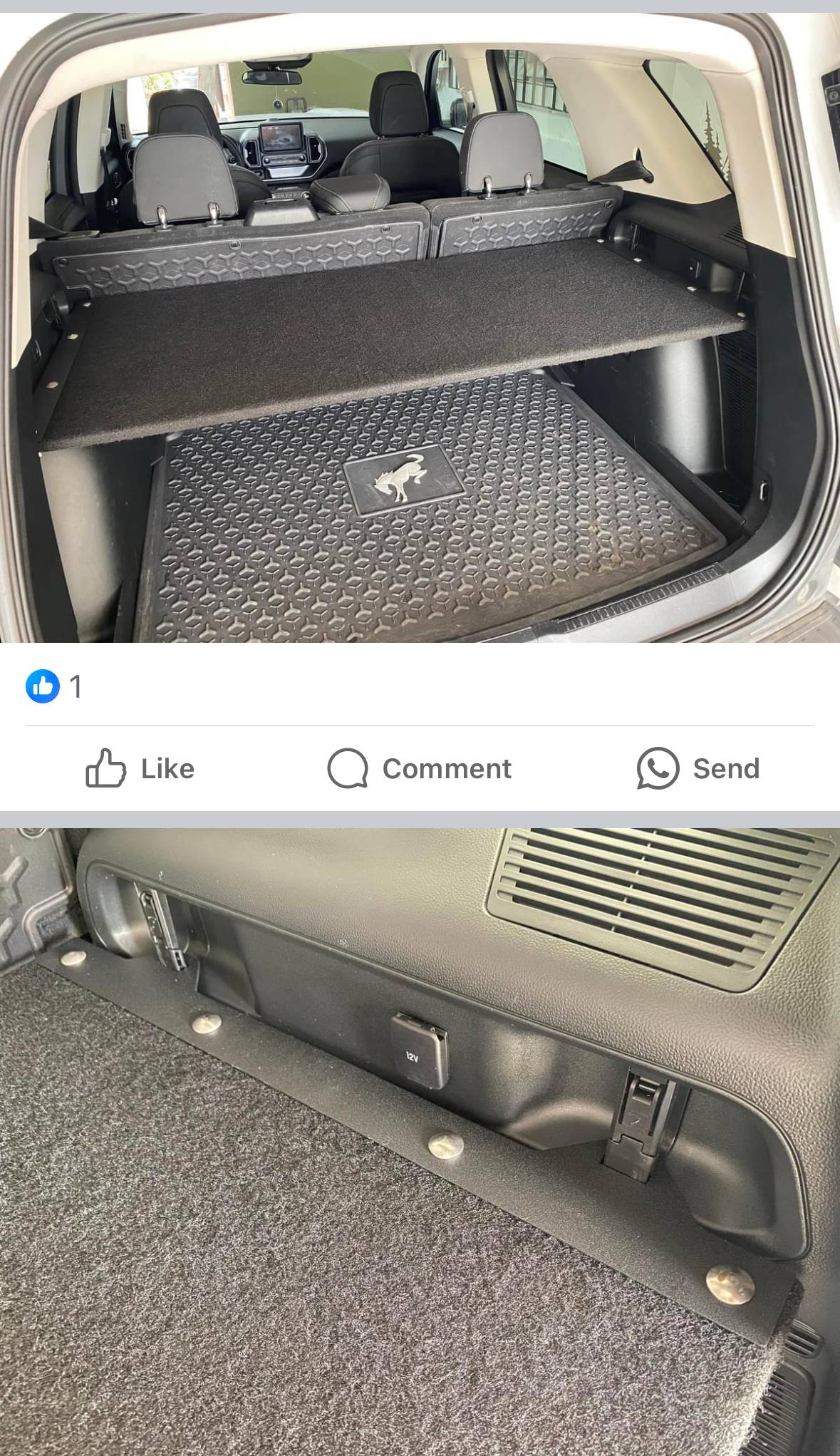 Rear Hatch Platform for those without the Cargo Management System (CMS ...