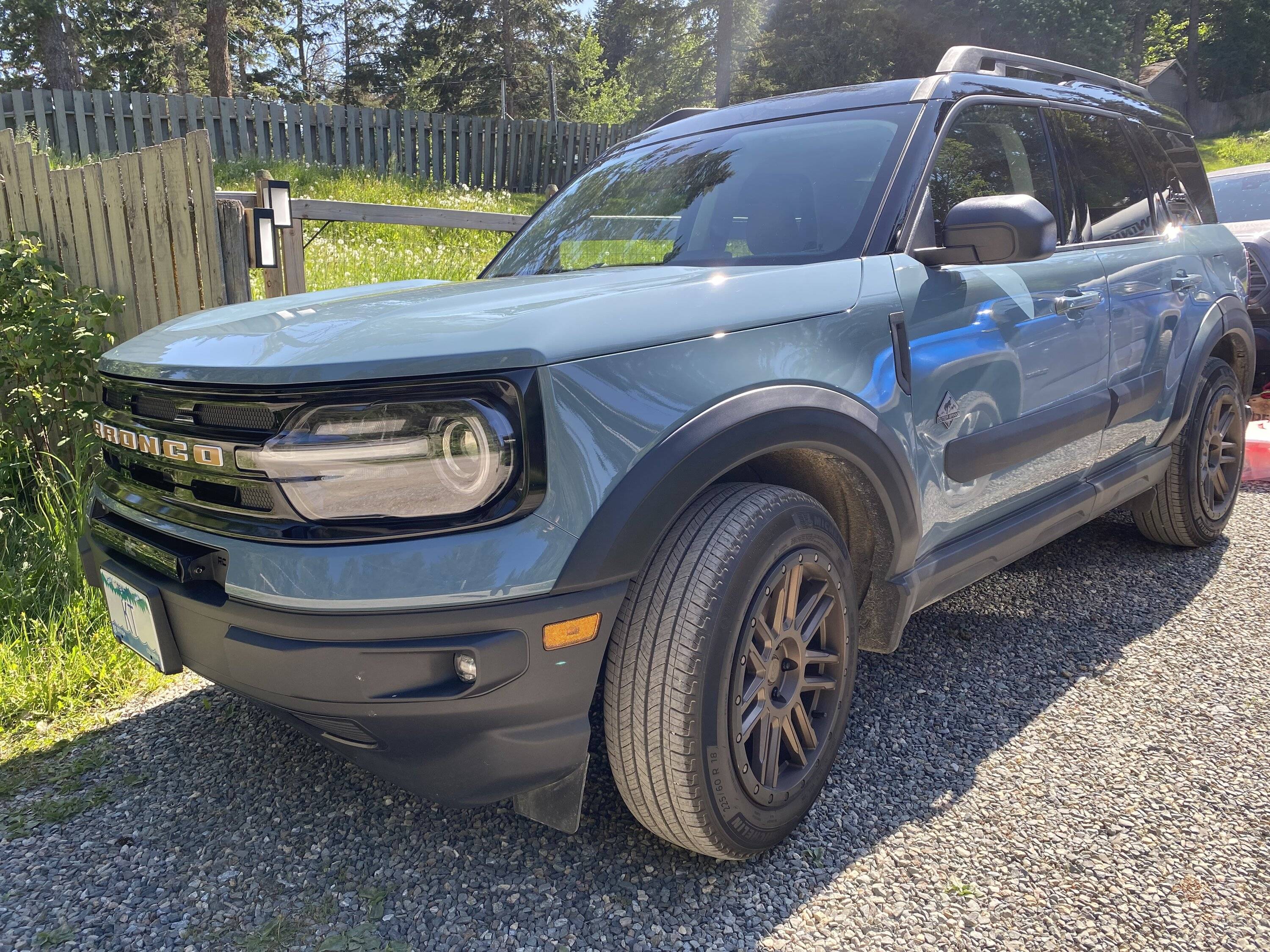 Oracle LED Grille "Bronco" Lettering Installed on Bronco Sport Badlands ...