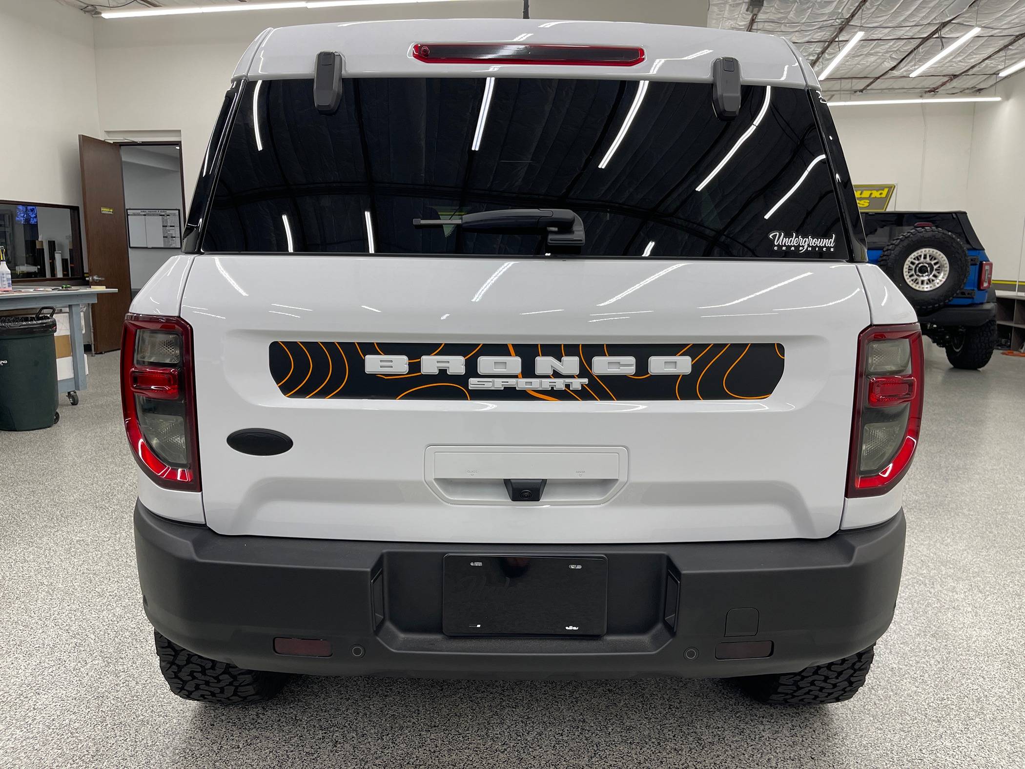 Bronco Sport Topography Vinyl Decal - Compilation | 2021+ Ford Bronco ...