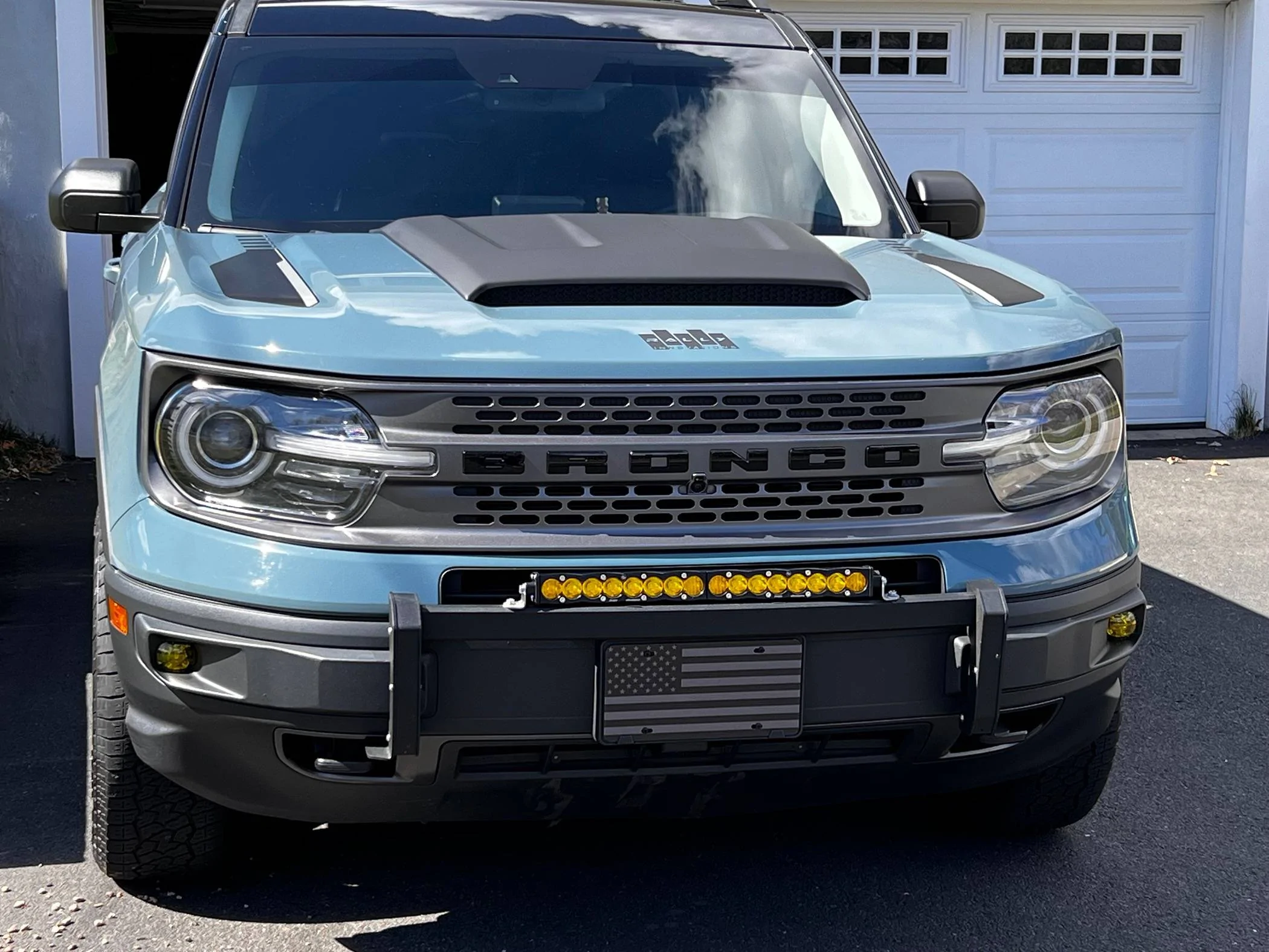 front plate holder delete today... | 2021+ Ford Bronco Sport Forum ...