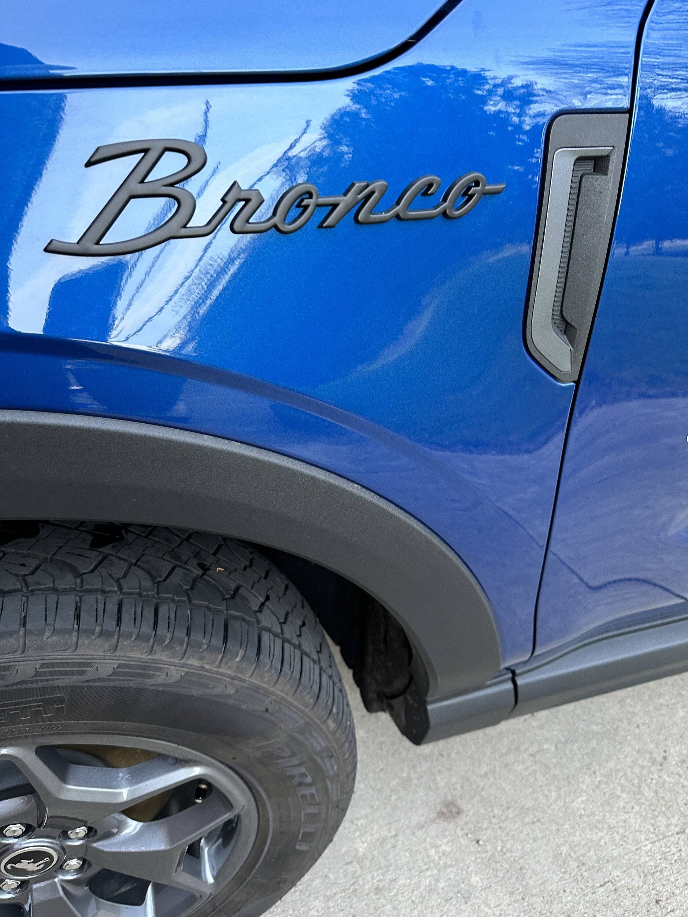 Bronco script emblem installed | Page 4 | 2021+ Ford Bronco Sport Forum ...