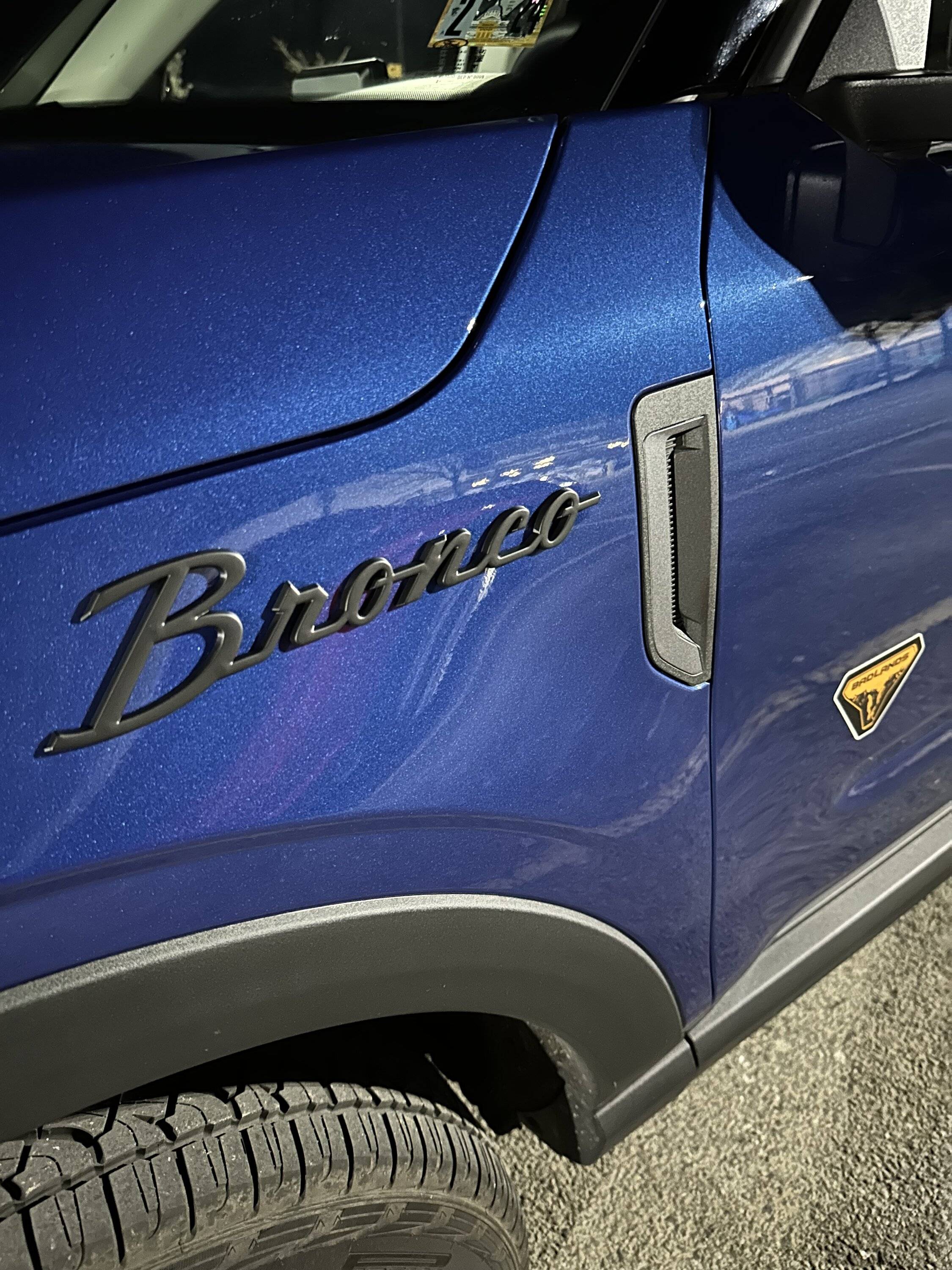 Bronco script emblem installed | Page 4 | 2021+ Ford Bronco Sport Forum ...