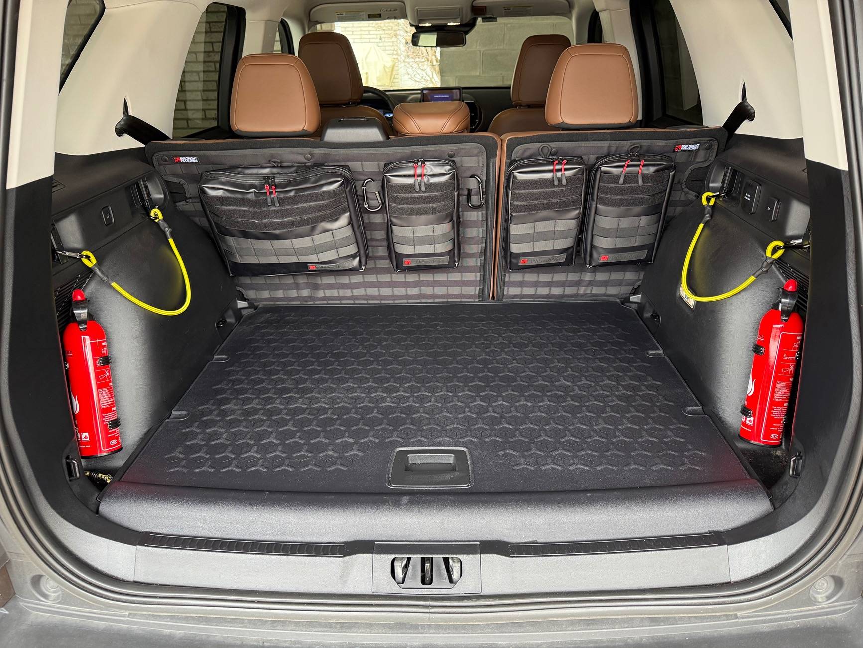 BuiltRight Molle seatback storage system | 2021+ Ford Bronco Sport ...