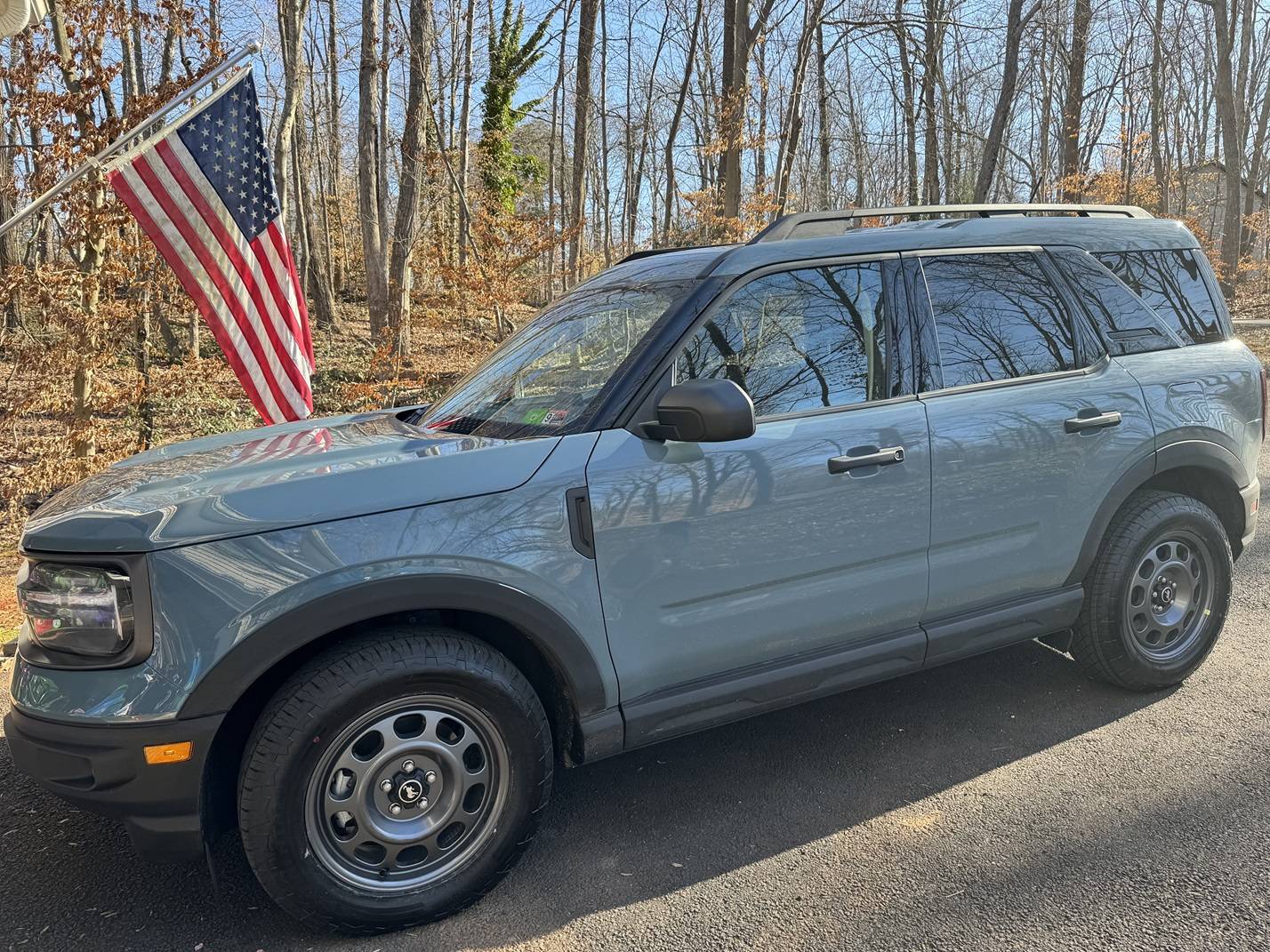 Scored brand new Black Diamond wheels | 2021+ Ford Bronco Sport Forum ...