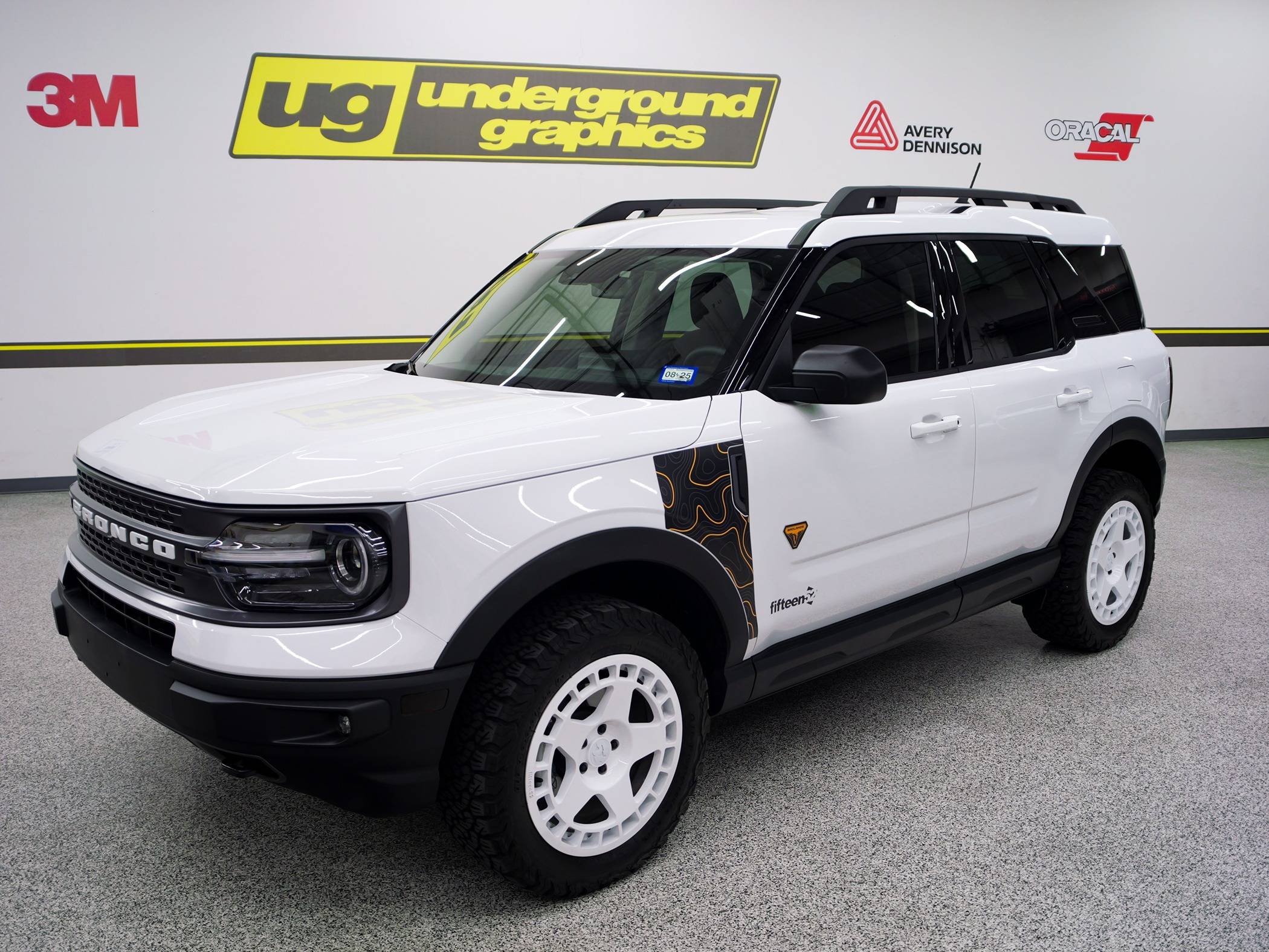 Bronco Sport Topography Vinyl Decal - Compilation | 2021+ Ford Bronco ...