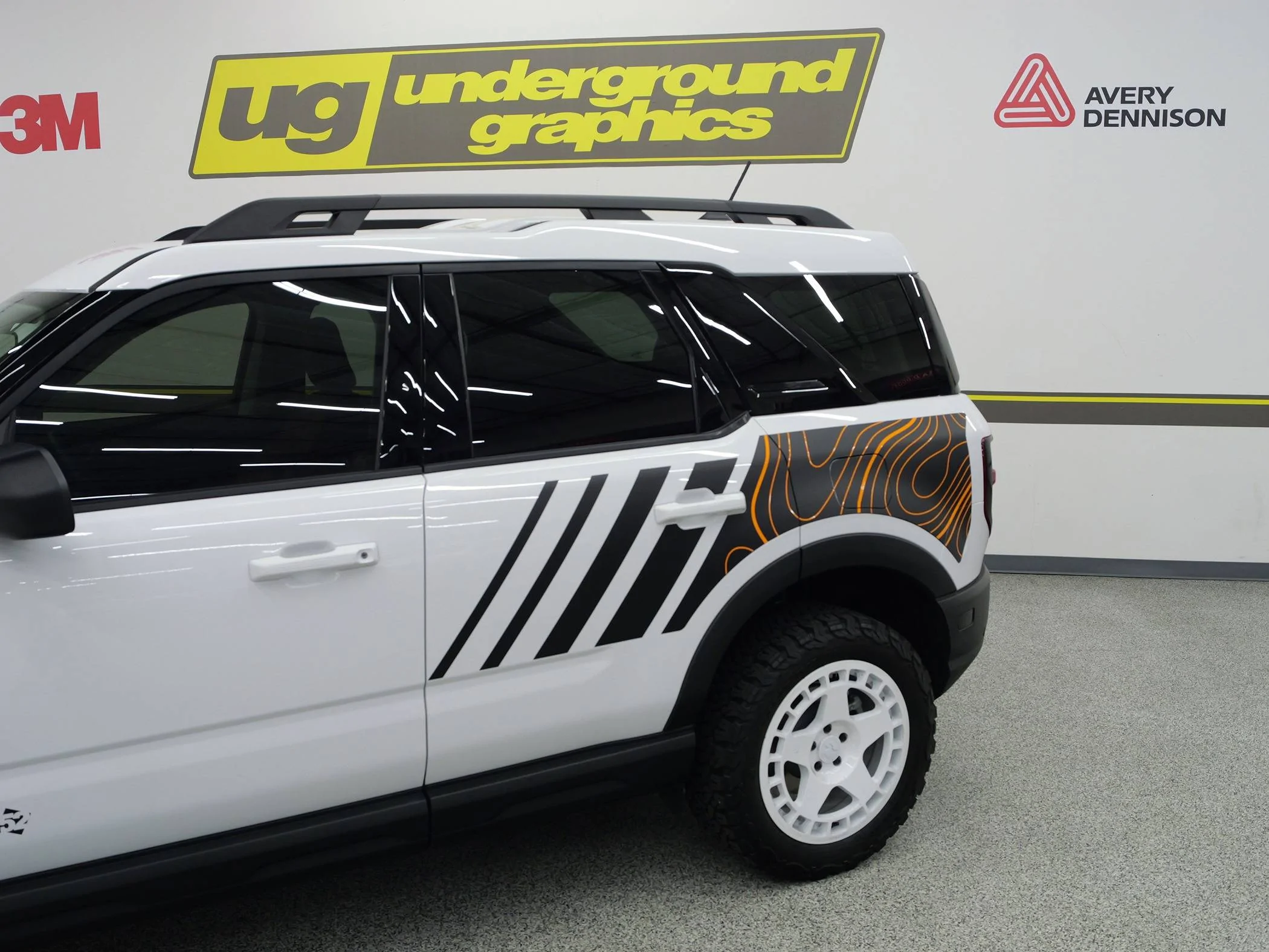 Bronco Sport Topography Vinyl Decal - Compilation | 2021+ Ford Bronco ...