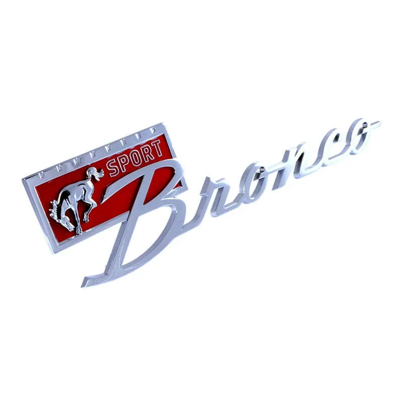Script old school "Bronco Sport" Emblem | 2021+ Ford Bronco Sport Forum ...