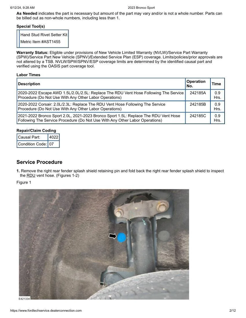 More RDU issues | Page 3 | 2021+ Ford Bronco Sport Forum ...