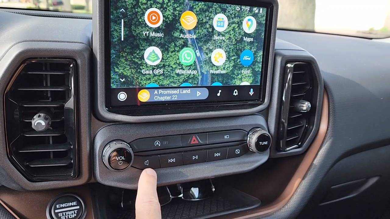 Broken Audio Settings Button | 2021+ Ford Bronco Sport Forum ...