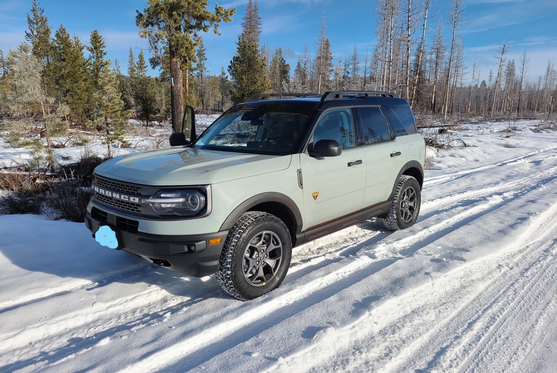 Did some off-roading today. High centered, and driving through deep ...