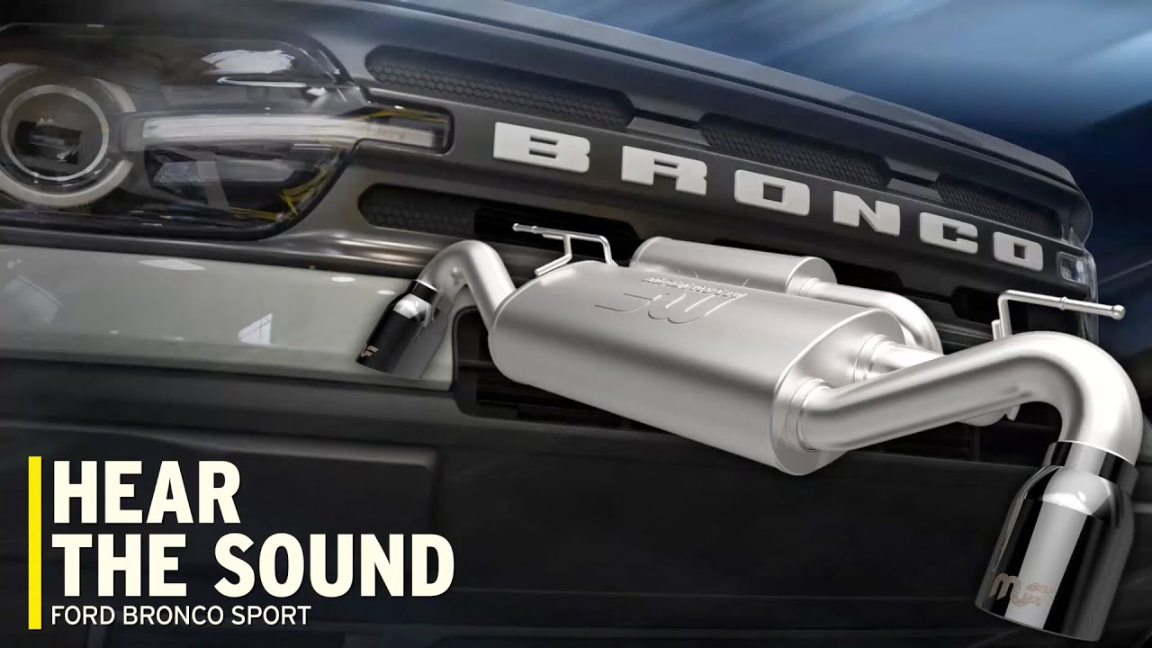 MagnaFlow Sport Street Series Axle-Back Exhaust for 1.5L Bronco Sport ...