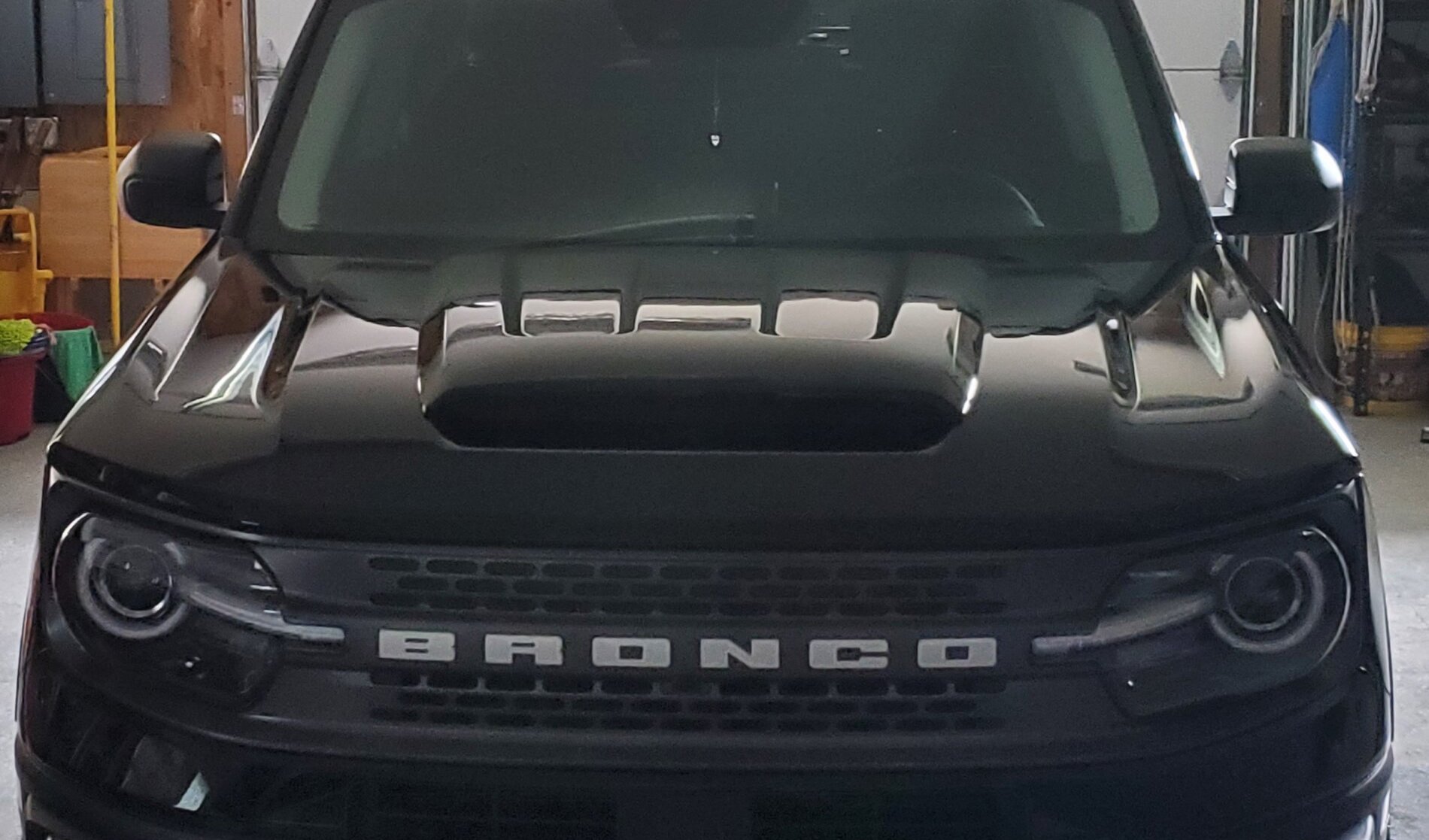 Ford Hood Scoop and Rear Spoiler installed | Page 2 | 2021+ Ford Bronco ...