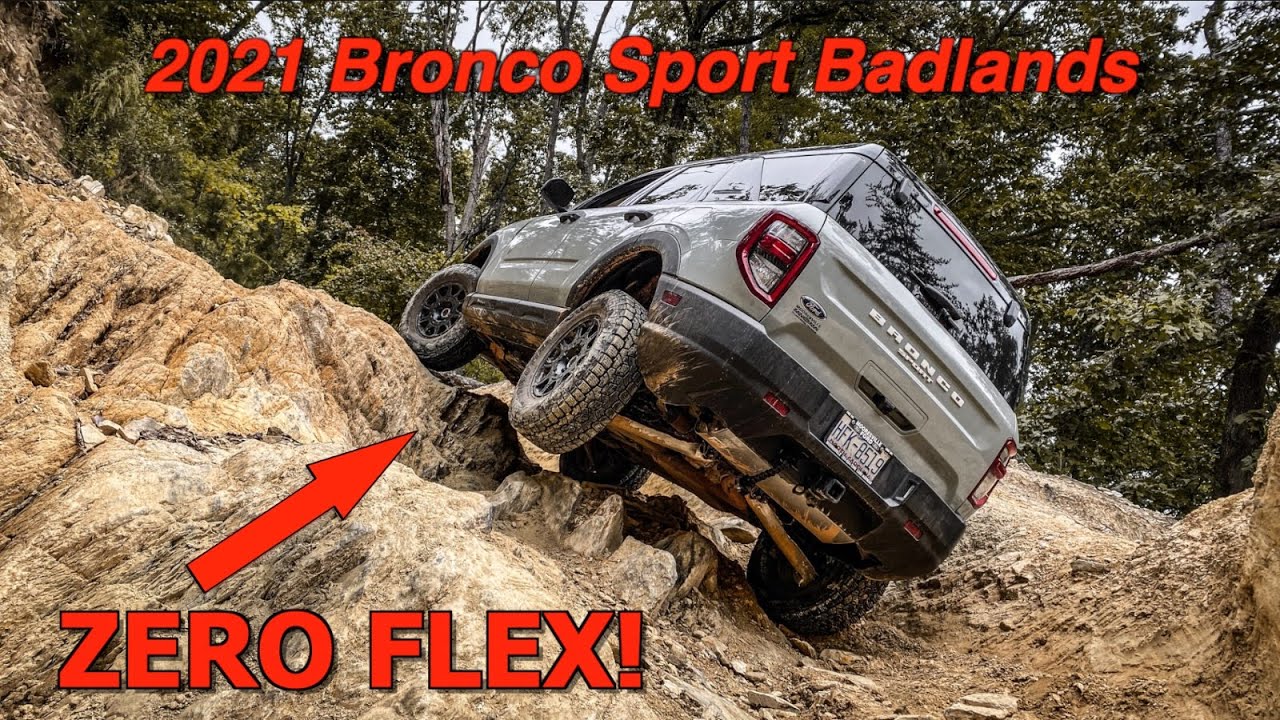 Off-roading & rock-crawling video of Bronco Sport Badlands on HRG 1.5 ...